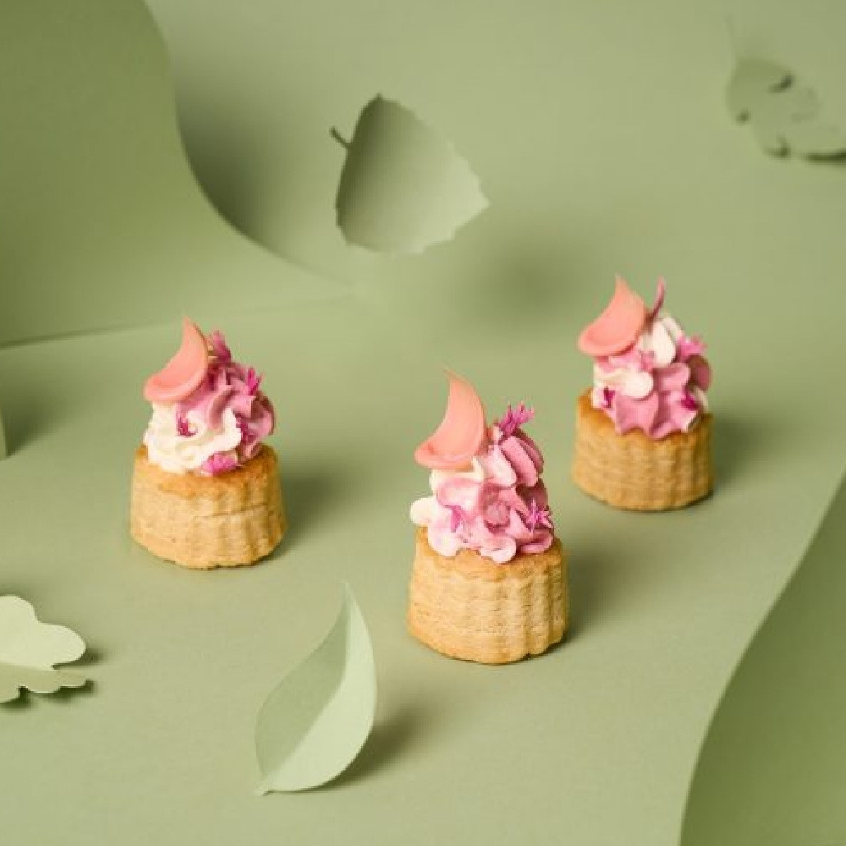 Pidy Blätterteigpastete Vanille Ø3,5x2,3cm (96 Stück)